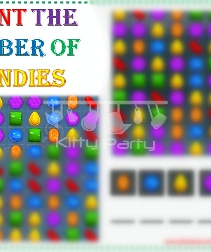 Count The Candies-Candy Crush Theme Paper Game