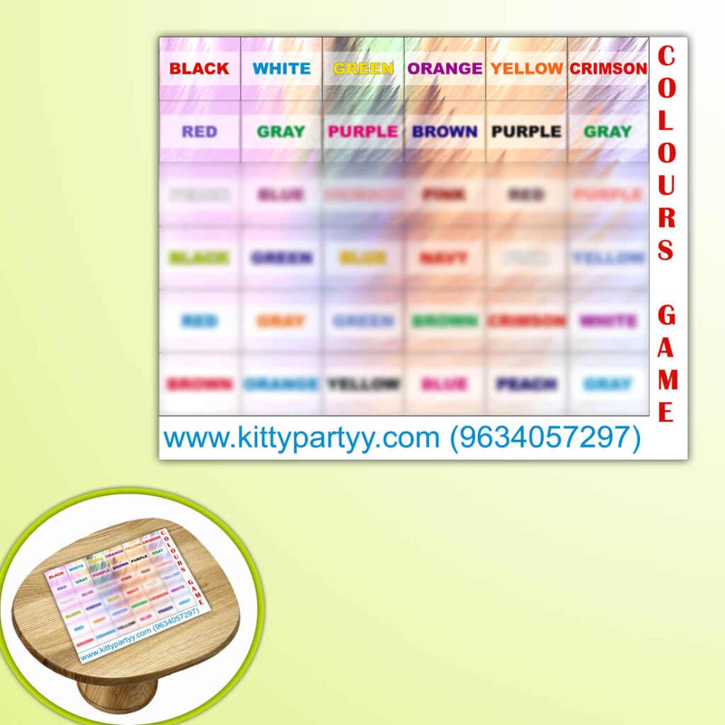 Holi Colors Board Game - kittypartyy