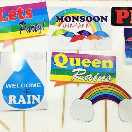 Monsoon theme stick props
