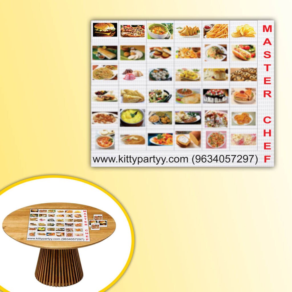 Master Chef Theme Board game - kittypartyy
